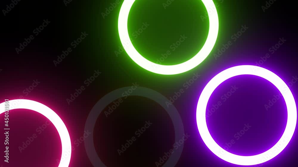 neon glow color moving seamless art loop background abstract motion ...