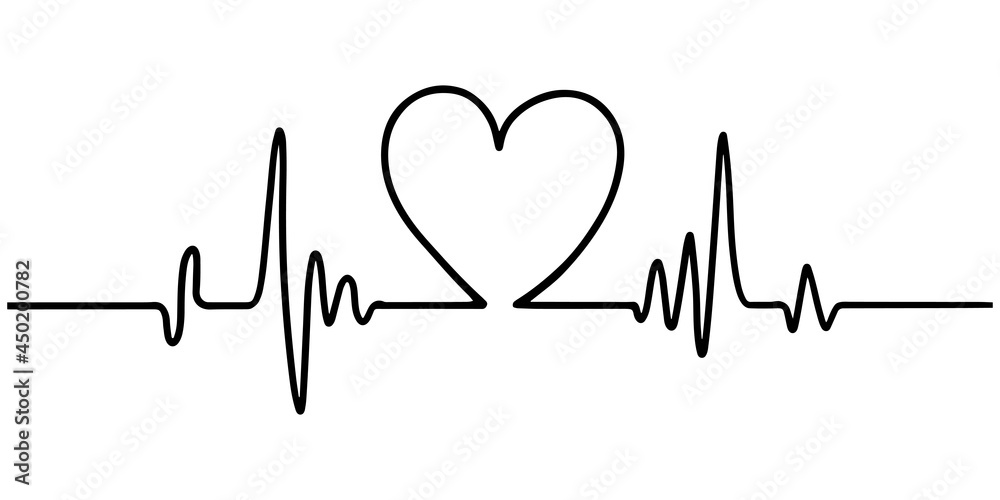 Clipart Hjerte Svart Plakat Abstrakt Hjerteformet Ornament PIXERS.NO