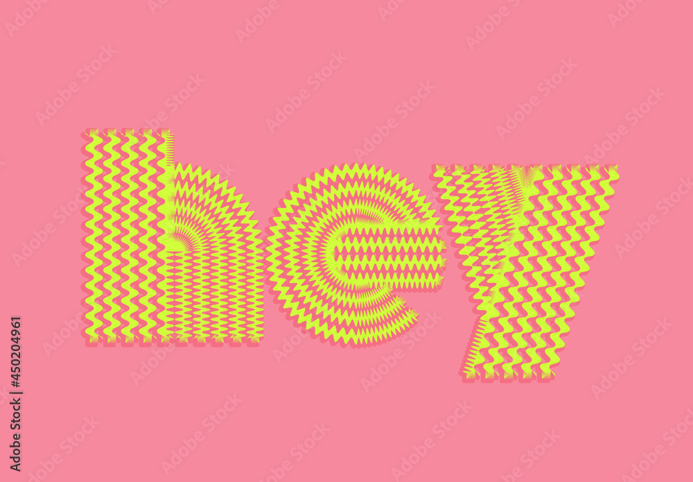 Curvy Text Effect Stock Template | Adobe Stock