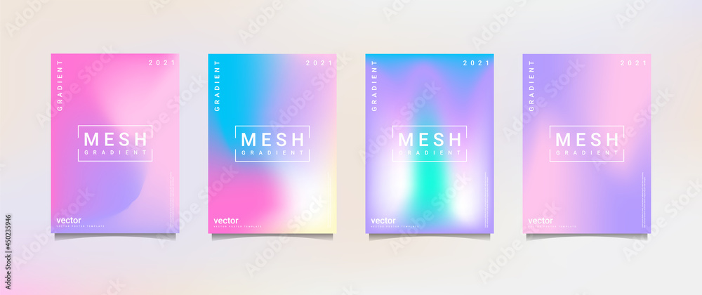 gradation background set, suitable for background, poster, wallpaper ...