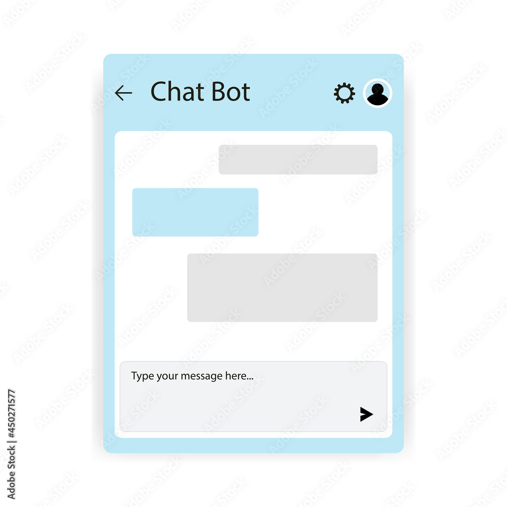 Chatbot app mobile helper. Dialoge windows flat design concept. Social ...
