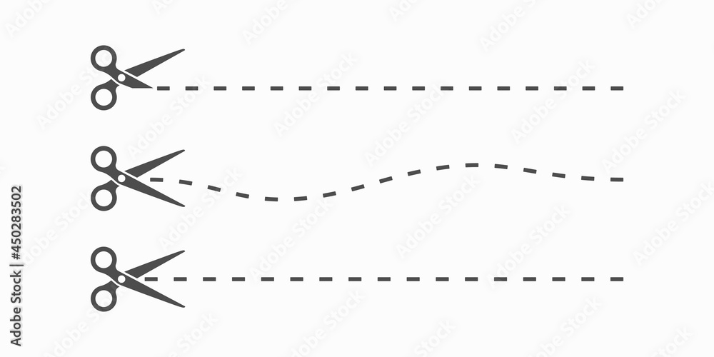 Scissor icon. Cut symbol. Scissors cut icon page symbol for your web ...