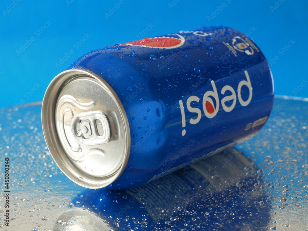 Pepsi Can. carbonated soft drink produced and manufactured by PepsiCo ...