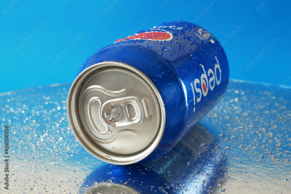 Pepsi Can. carbonated soft drink produced and manufactured by PepsiCo ...