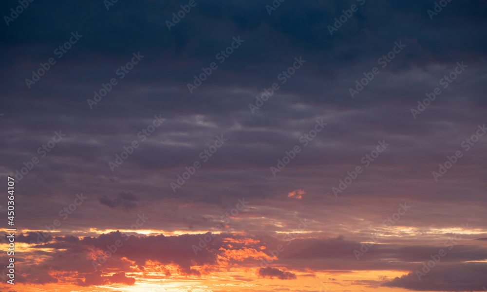 High resolution Sunset Sky background for Sky replacement - nature ...