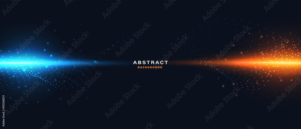 Abstract digital technology background with glowing light effect. Stock ...
