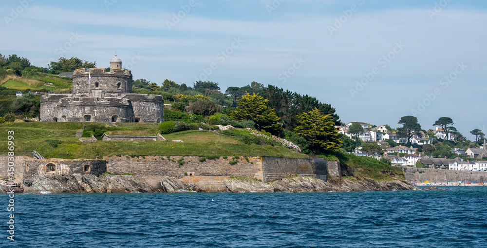 Foto de St Mawes, Cornwall, England, UK. 2021. St Mawes castle an old ...