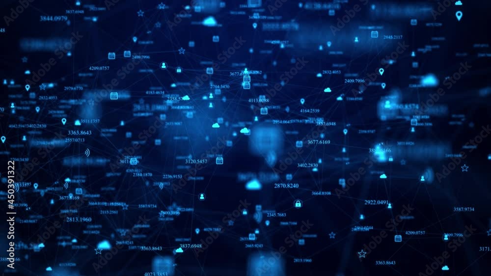 Stockvideon Social network connections Connecting people on the ...