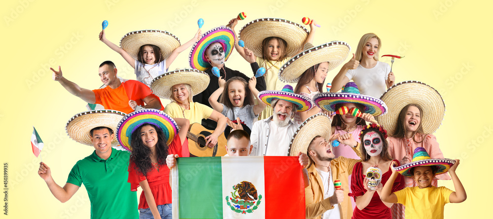 Happy Mexican People