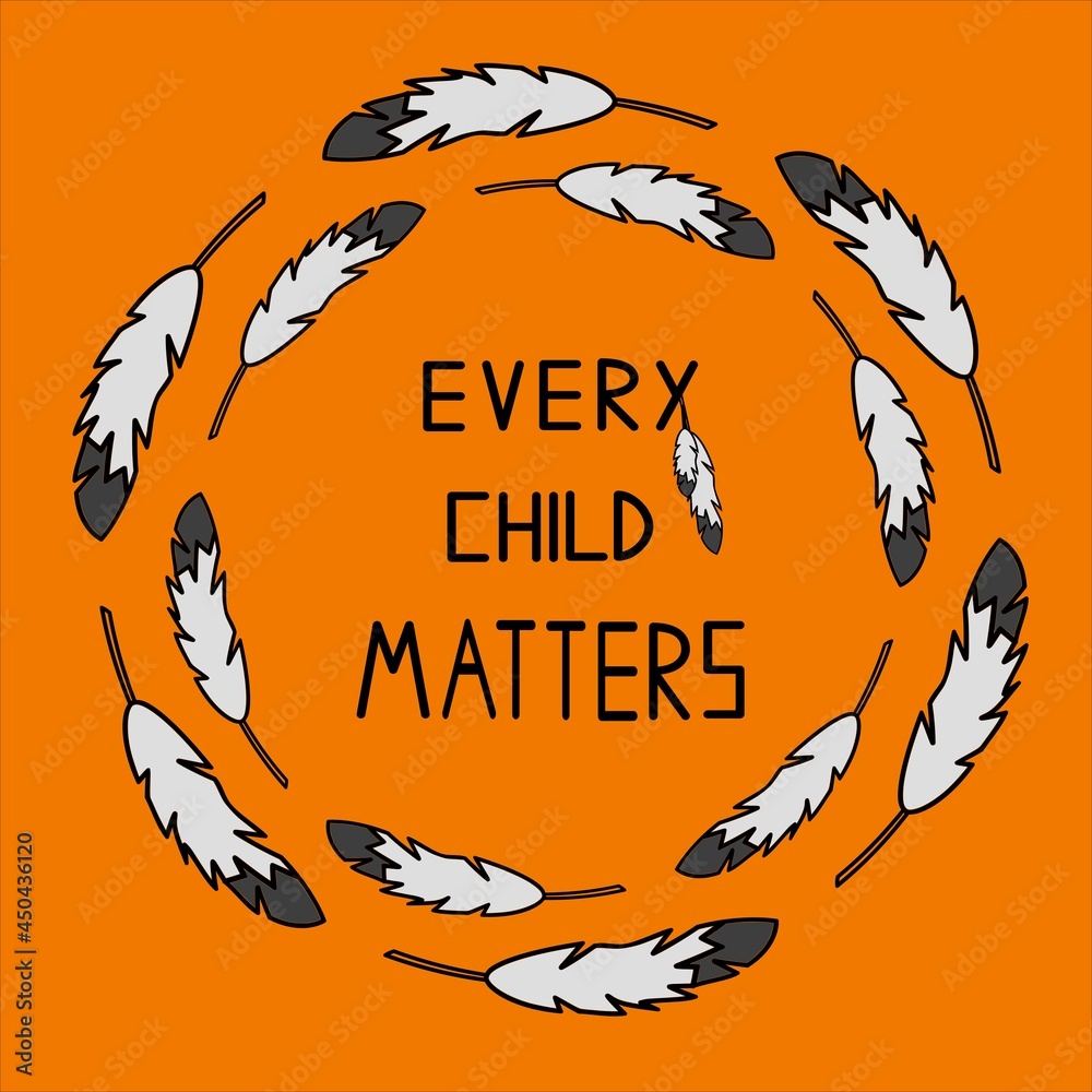 Every Child Matters Vector Illustration Stock Vector | Adobe Stock