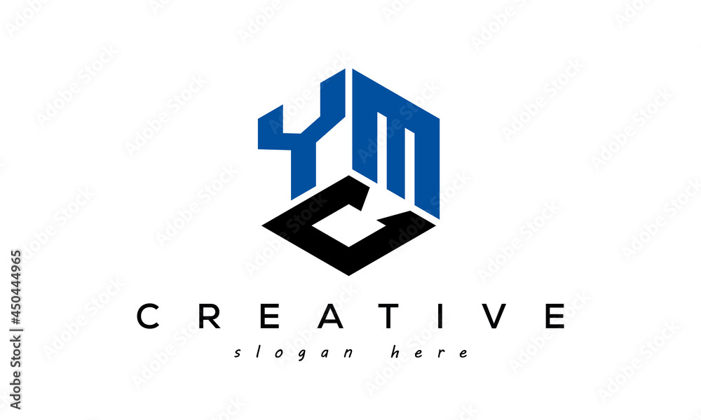 Letter YMC creative logo design vector Stock Vector | Adobe Stock