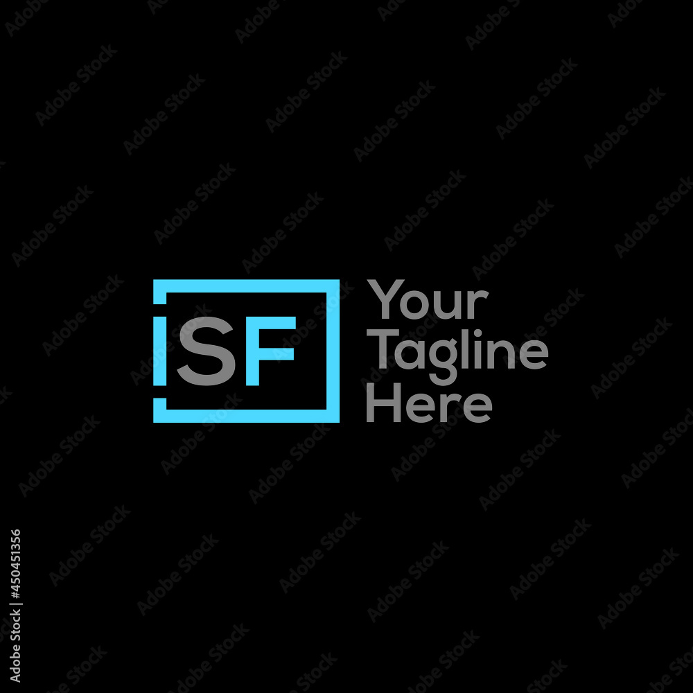 ISF letter logo design on black background.ISF creative initials letter ...