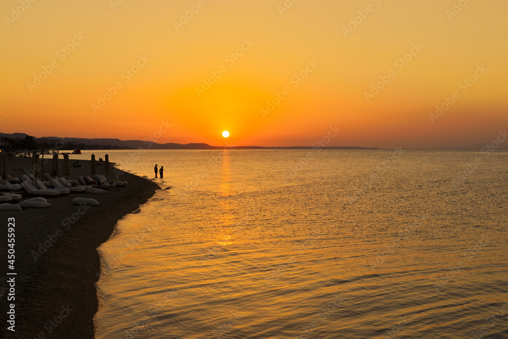 Greece Beach Sunset