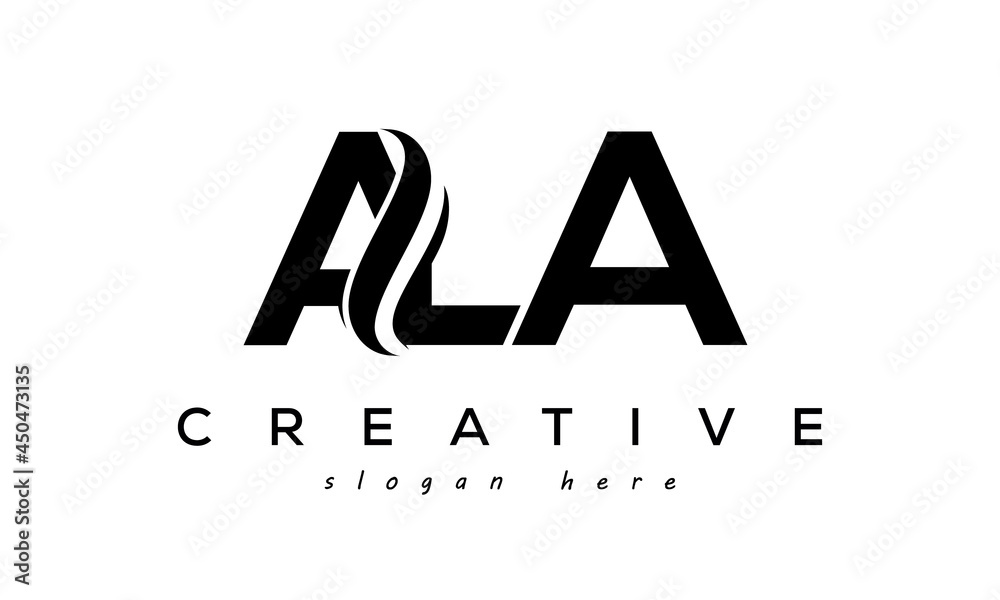 Letter ALA creative logo design vector Stock Vector | Adobe Stock