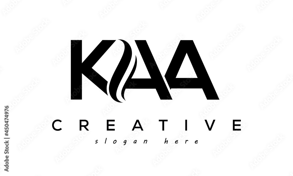 Letter KAA creative logo design vector Stock Vector | Adobe Stock