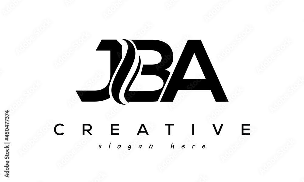 Letter JBA creative logo design vector Stock Vector | Adobe Stock