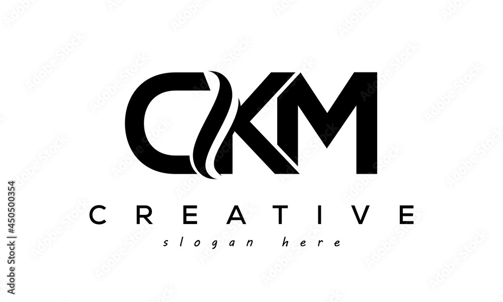 Letter CKM creative logo design vector Stock Vector | Adobe Stock