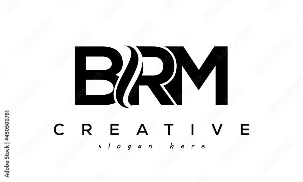 Letter BRM creative logo design vector Stock Vector | Adobe Stock
