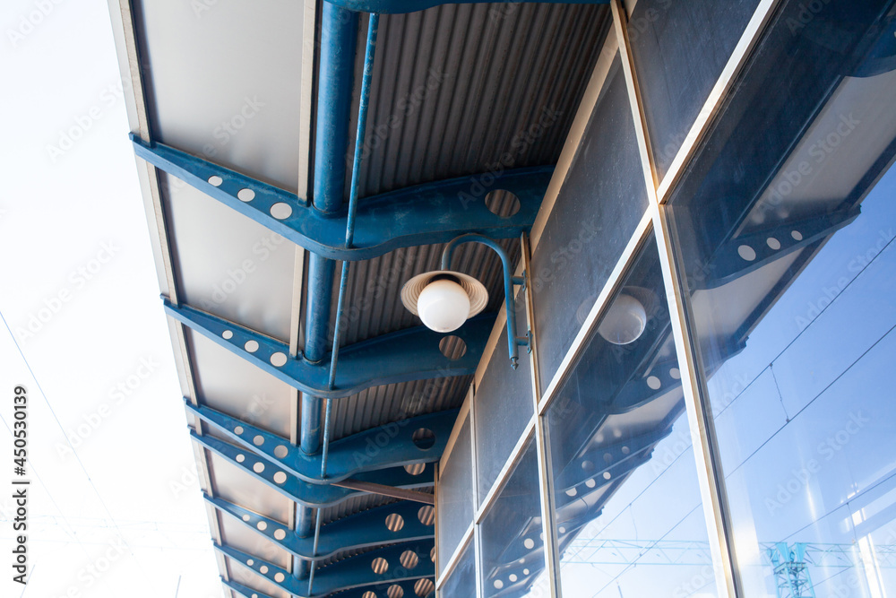 Selective focused steel beams, metal pillar, girder supported ...