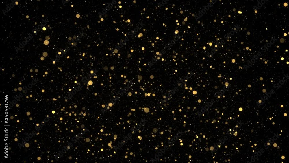 Abstract Dust seamless loop 4K animation Natural Organic Dust Particles ...