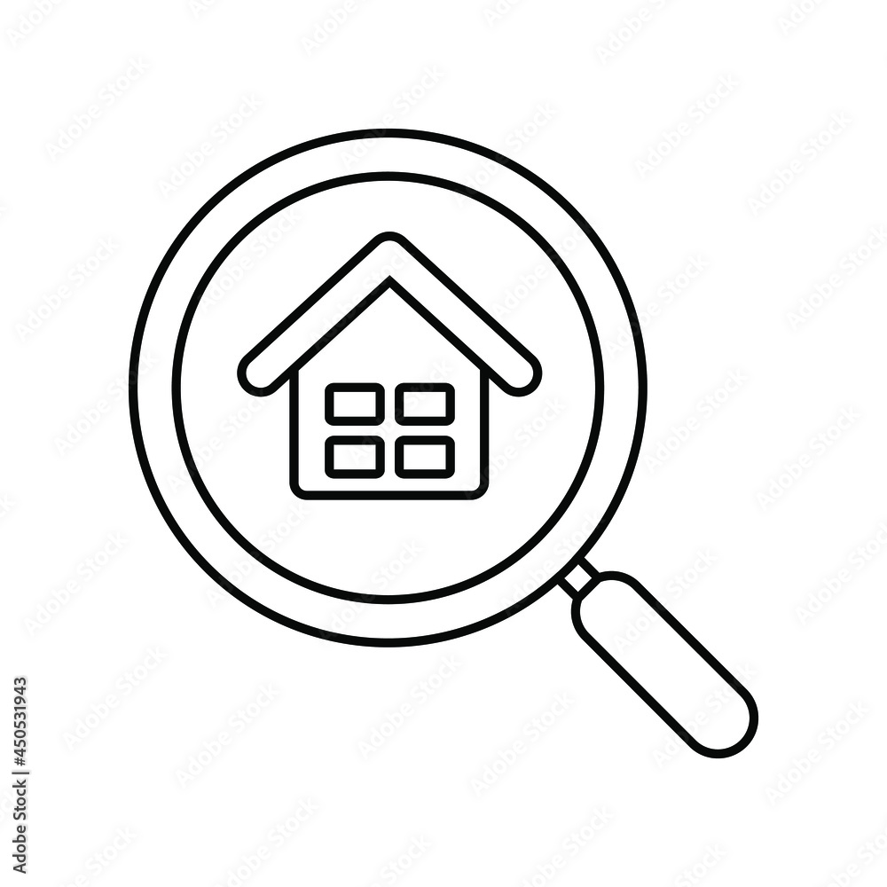 Inspection vector icon. check illustration symbol. examination sign ...
