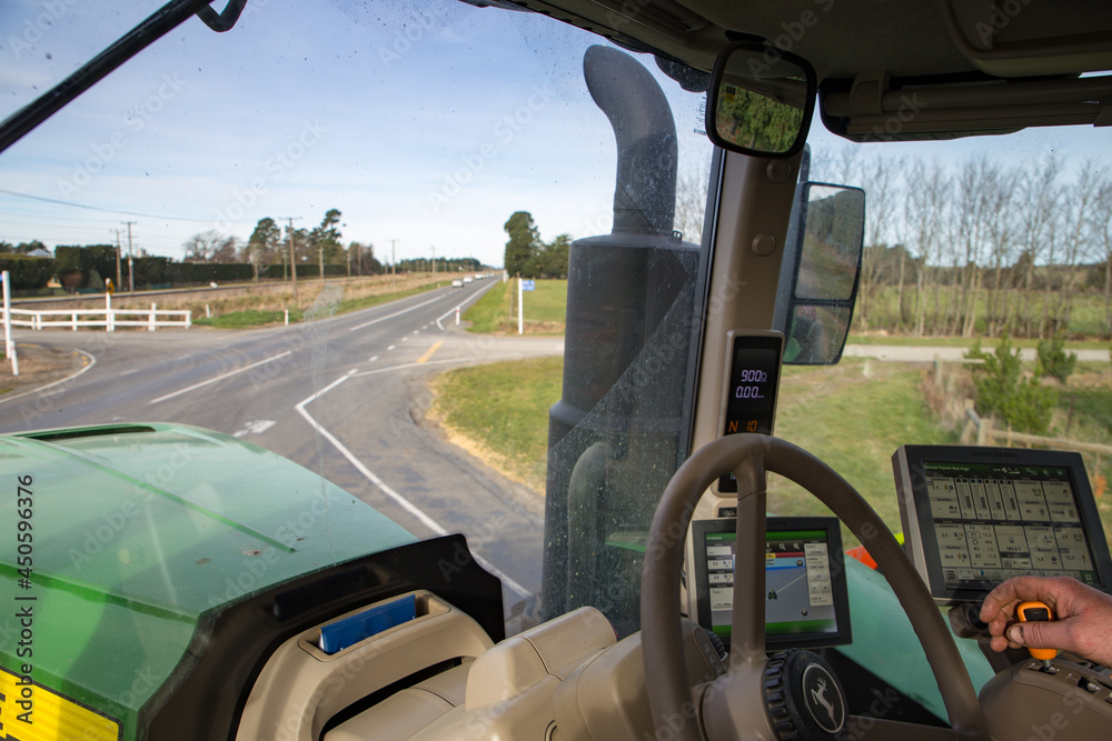Fotografia do Stock: Sheffield, Canterbury, New Zealand, July 27 2019 ...
