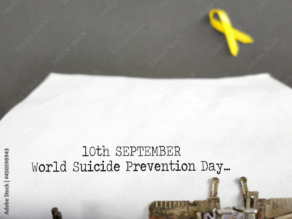 Celebration Day Concept - 10th September world suicide prevention day ...