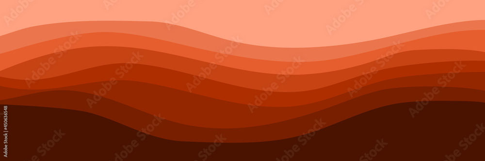 minimalist wave pattern landscape vector design for background template ...