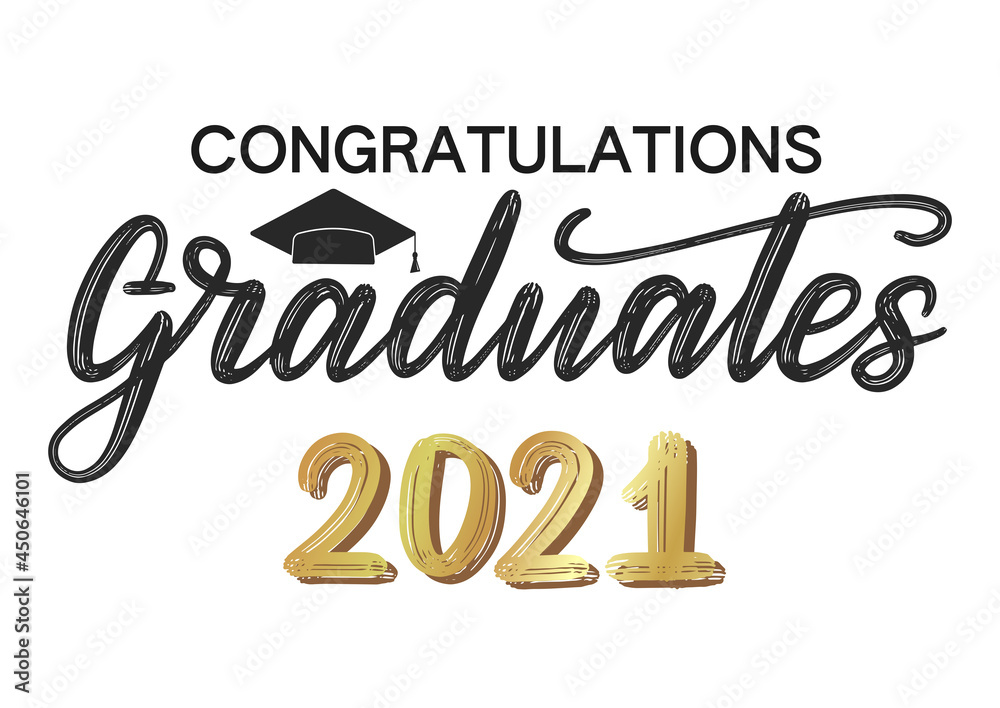 Congrats graduates design concept. Congratulation graduates class of ...
