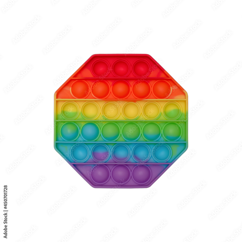 Pop It Simple Dimple isolated on white background. Trendy anti-stress ...