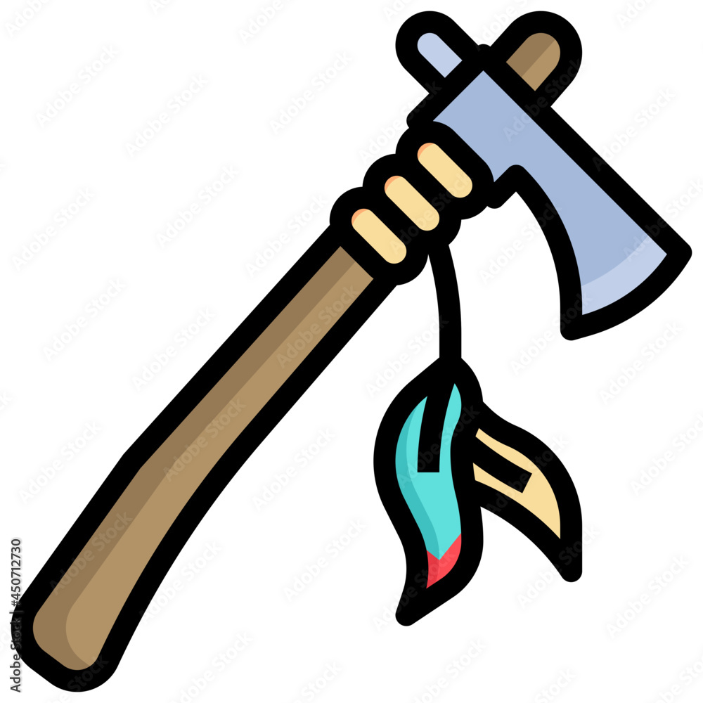 TOMAHAWK filled outline icon,linear,outline,graphic,illustration Stock Vector | Adobe Stock