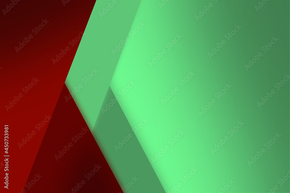 Abstract art modern hipster futuristic graphic. red color and green ...