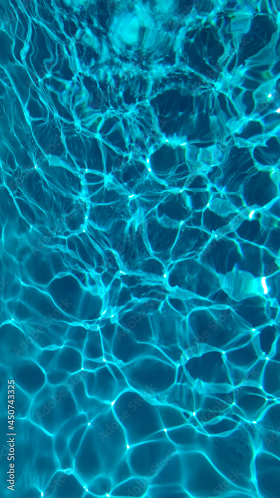 Shining azure water top view, copy space, wallpaper, Seychelles Stock ...