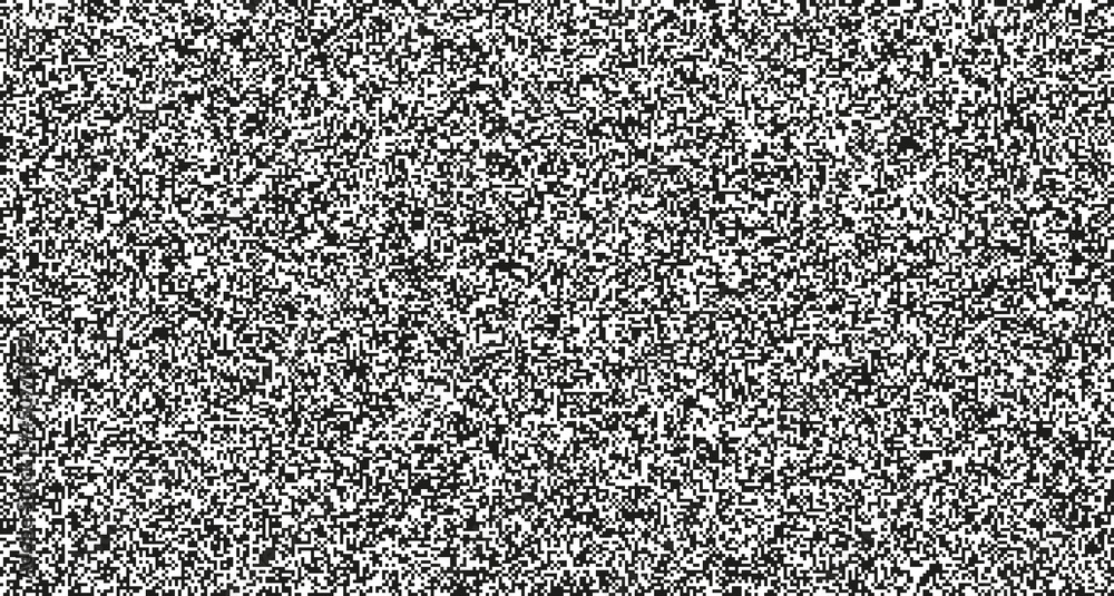 Seamless pixel noise texture. Static interference grunge vector ...