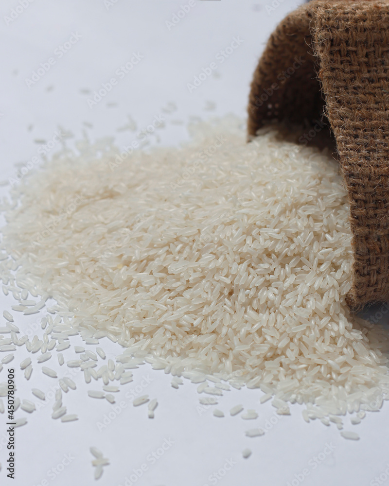 White rice is the main staple in the food chain in several countries ...