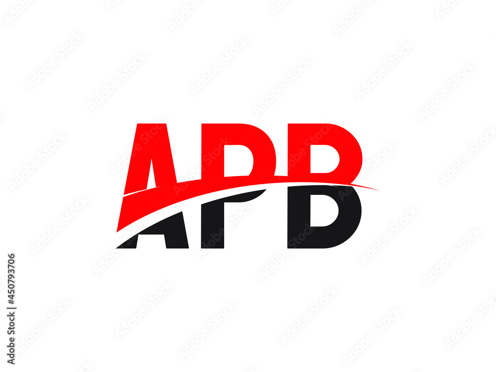 APB Letter Initial Logo Design Vector Illustration เวกเตอร์สต็อก ...