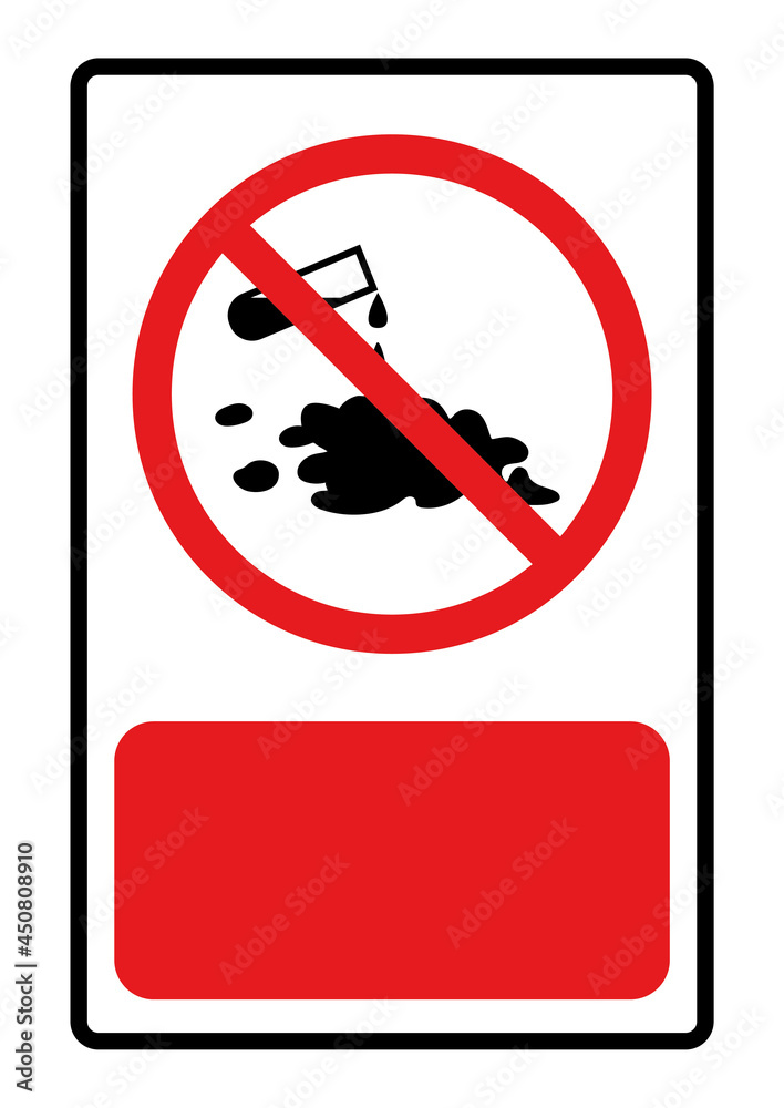 Chemical Spill Hazard Symbol vector illustration Stock Vector | Adobe Stock