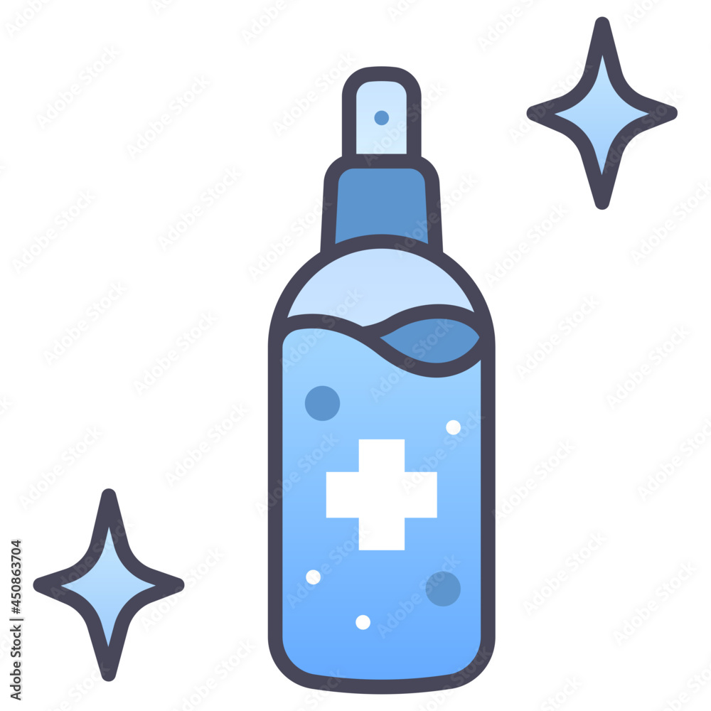 alcohol spray icon Stock Vector | Adobe Stock