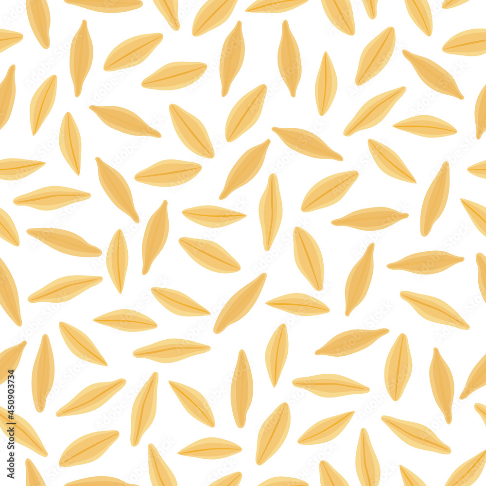 Rye vector cartoon seamless pattern for template farmer market design ...