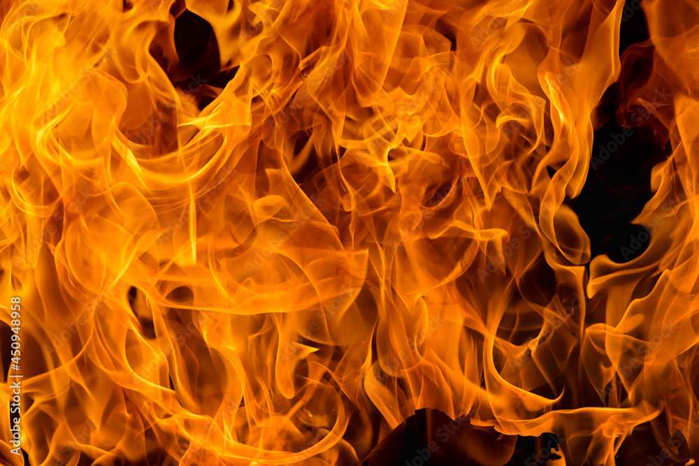 Blazing fire flame background and abstract Stock Photo | Adobe Stock