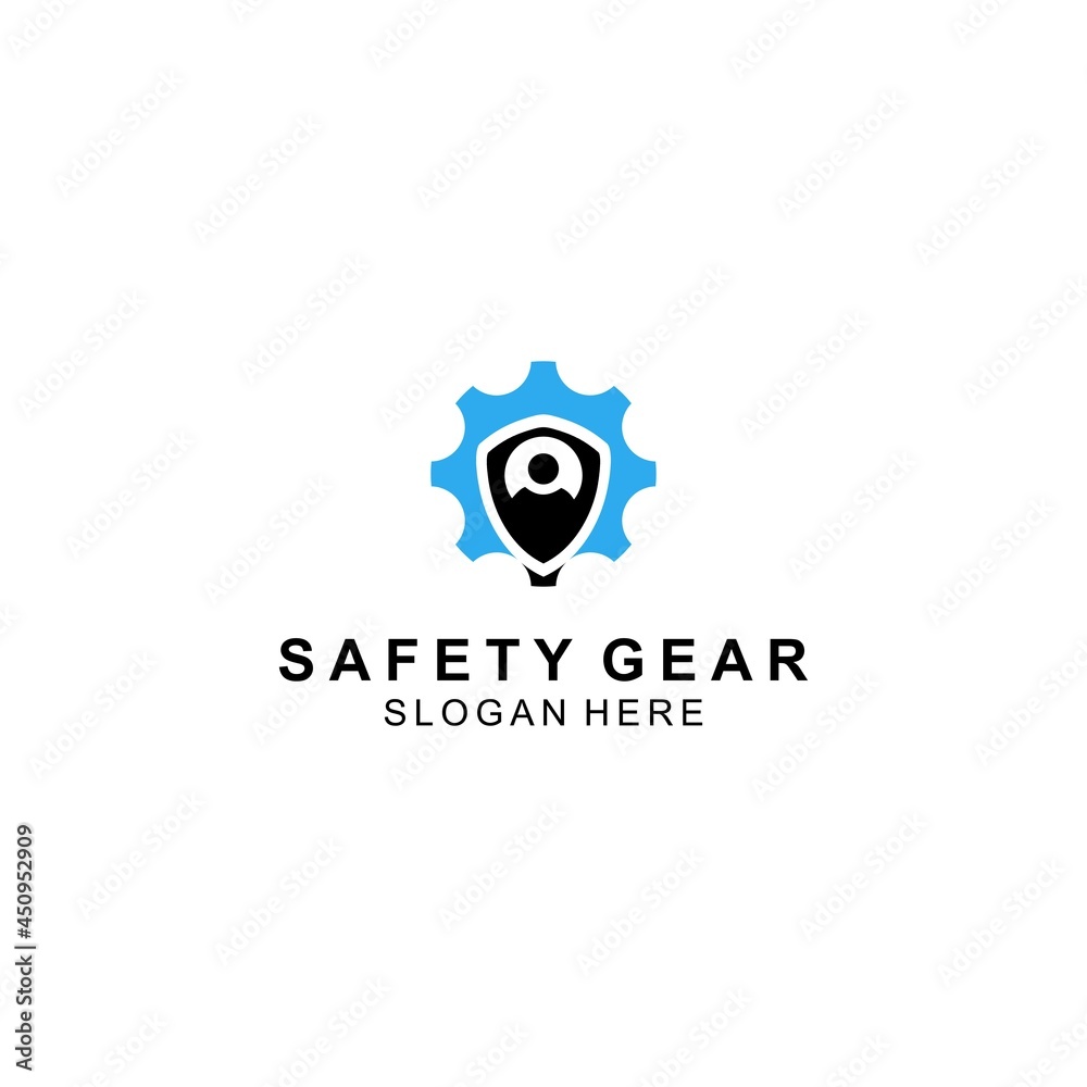 inspiration logo symbol of security of corporate machine machine work ...