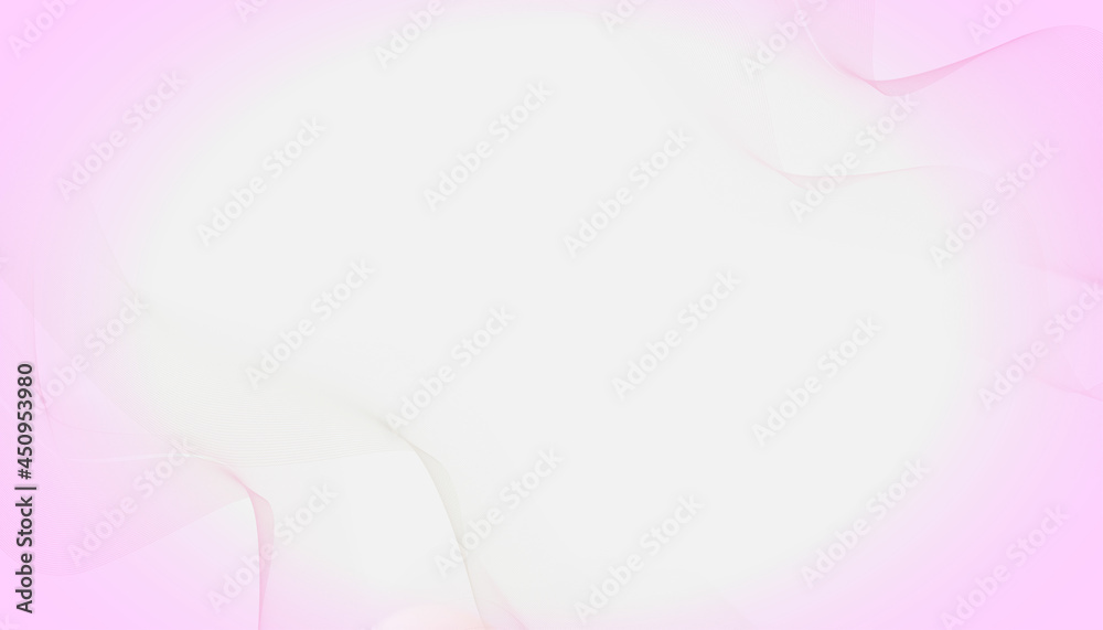 pink beauty background, with gradient effect and transparent line waves ...