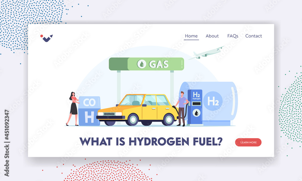 What is Hydrogen Fuel Landing Page Template. Green Energy, Biodiesel ...