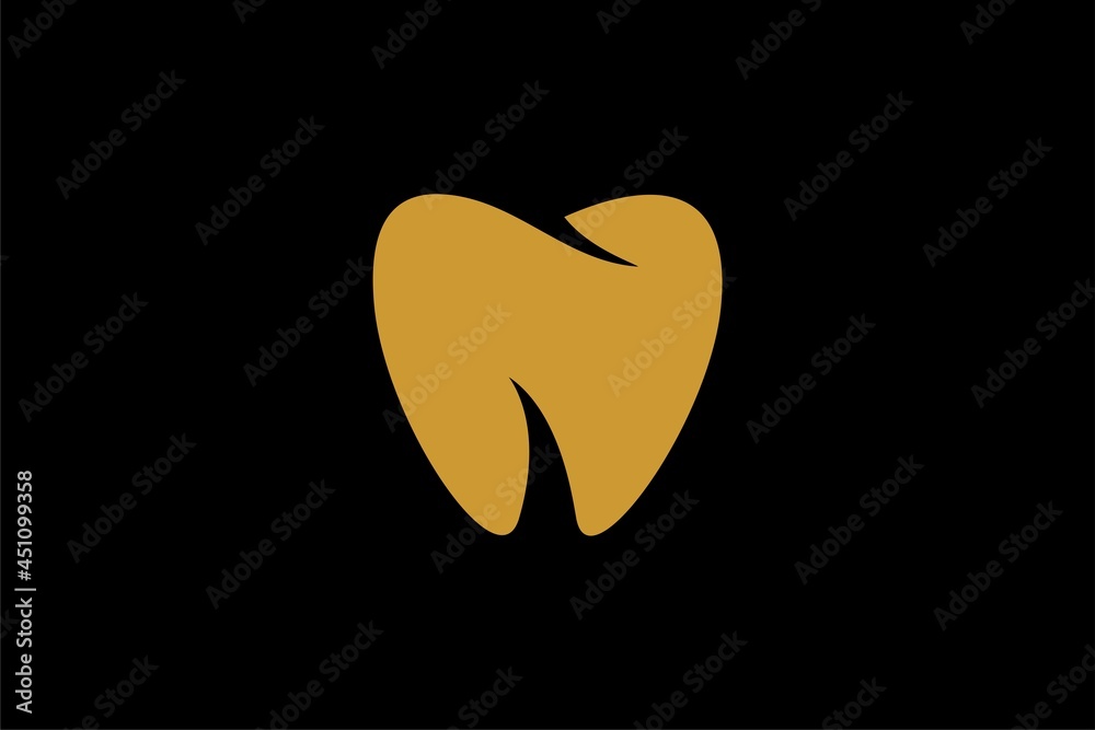 Dental clinic logo design. Dental care sign symbol. Tooth icon vector ...