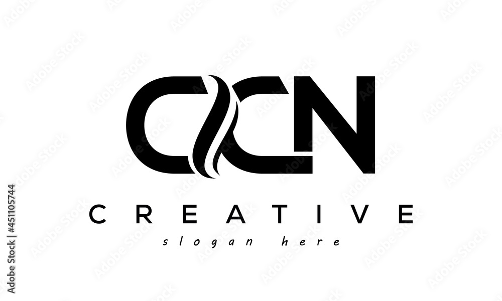 Letter CCN creative logo design vector Stock Vector | Adobe Stock