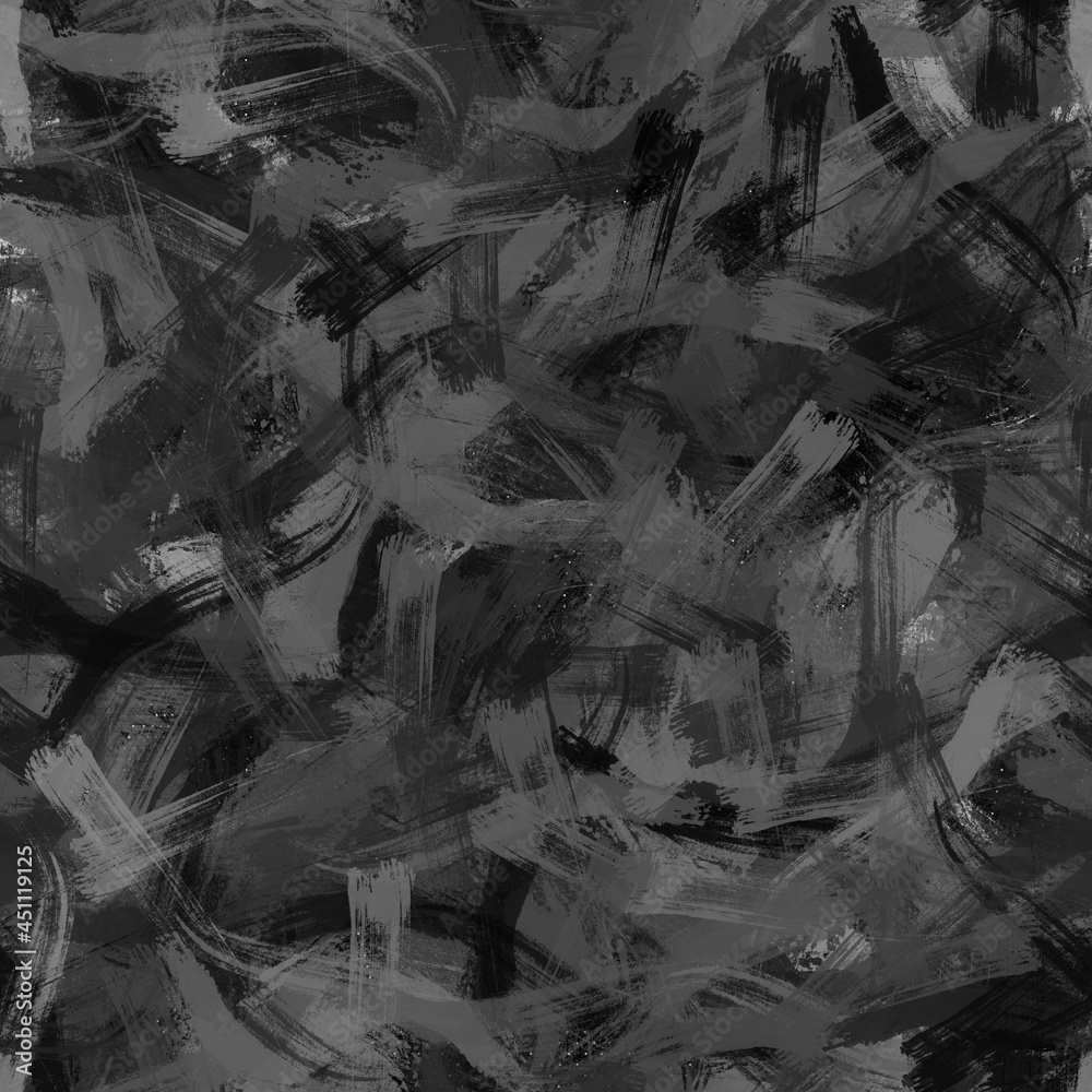 Seamless random faux digital paint stroke pattern print. High quality ...