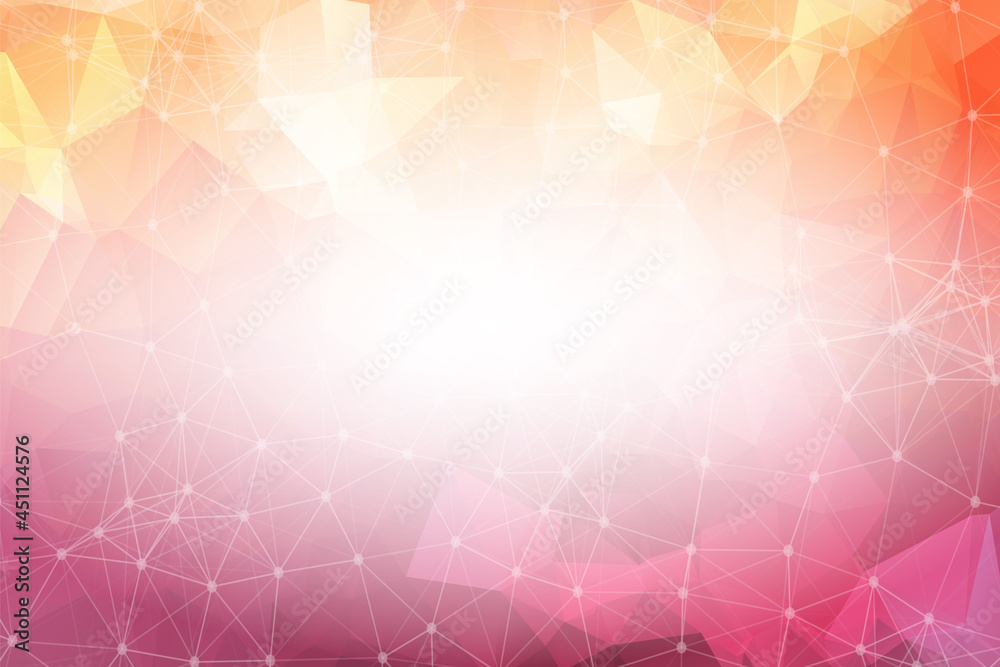Abstract Pink Polygonal Space Background with Connecting Dots and Lines ... Abstract Pink Polygonal Space Background with Connecting Dots and Lines ...