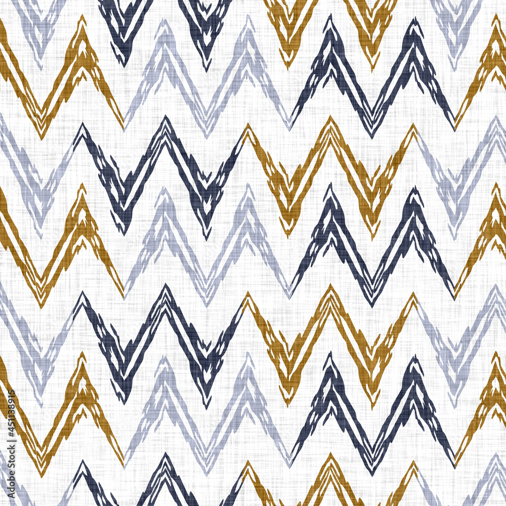 Masculine geometric linen chevron seamless pattern. Classic retro geo ...