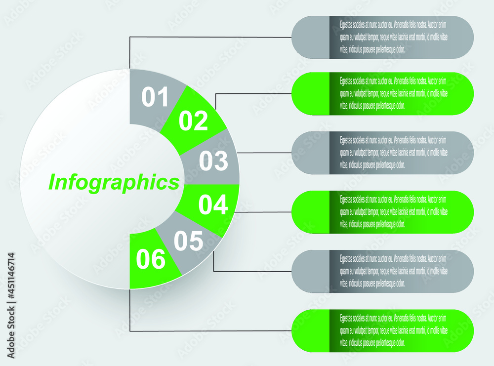 Infographic display template. Idea to display information, ranked and ...