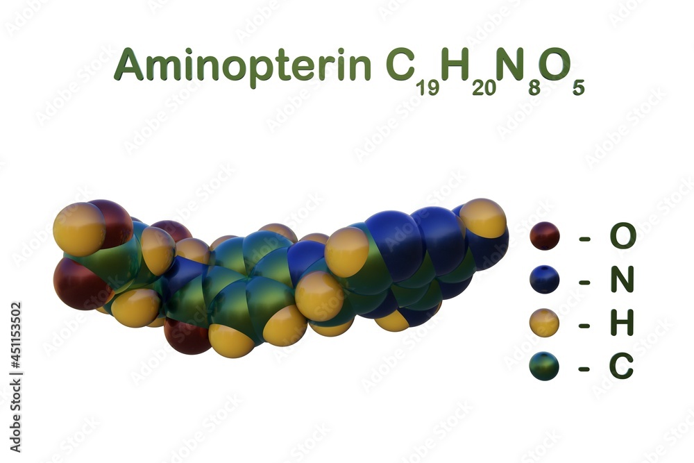 Structural chemical formula and space-filling molecular model of ...